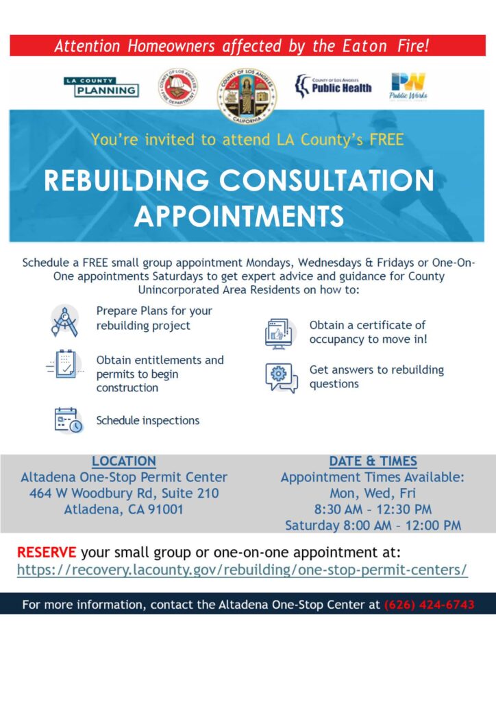 One-Stop Permit Centers – LA County Recovers