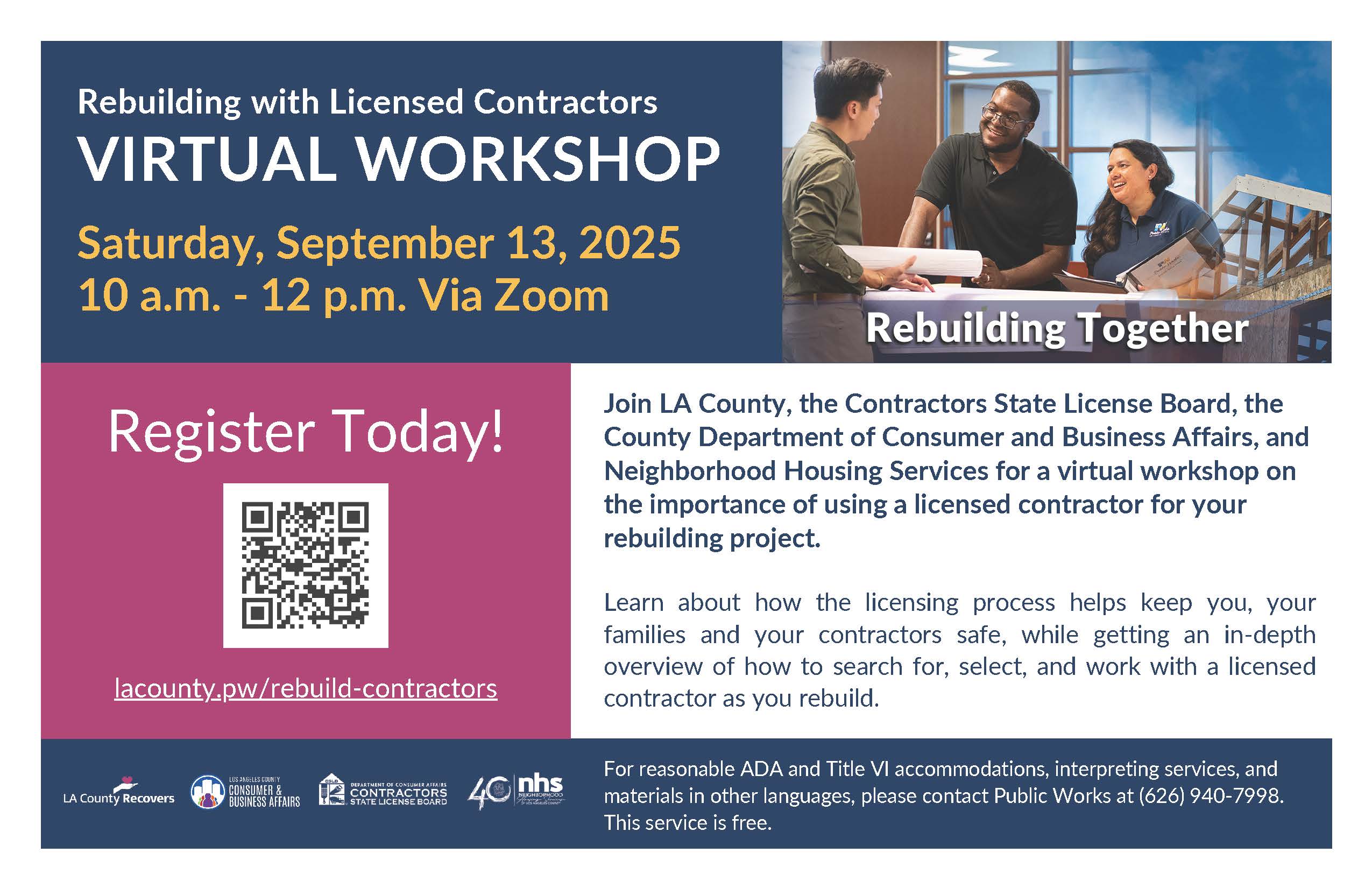 Workshops – LA County Recovers